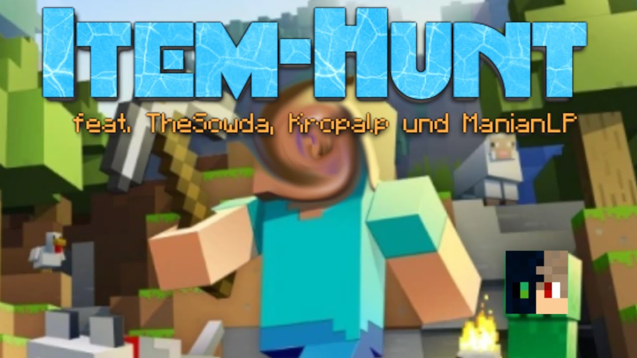 Minecraft Item-Hunt Vs KropaLP, ManianLP & TheSowda - YouTube