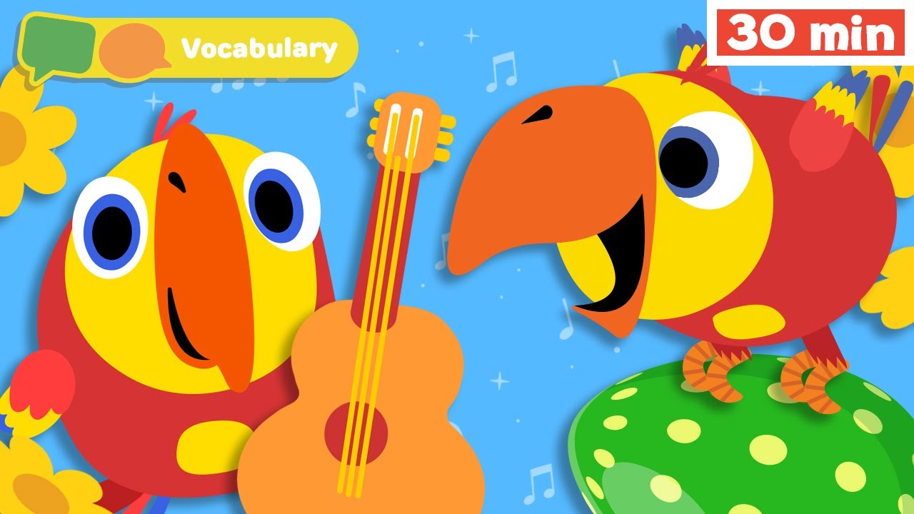 Learning First Words w Larry | Sensory Stimulation for Babies ...