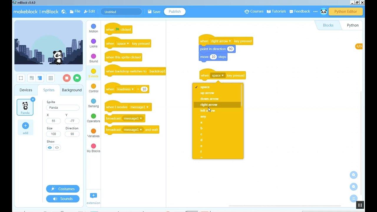 mBlock tutorial Part 1 - (Urdu / Hindi) - YouTube