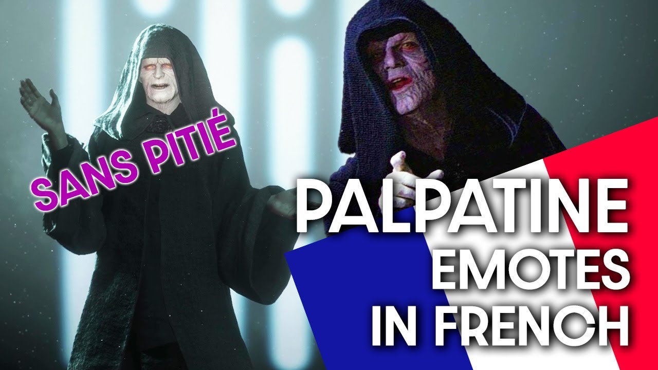 PALPATINE in FRENCH | Star Wars Battlefront 2 - YouTube