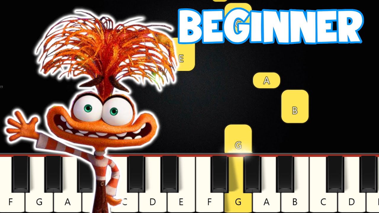 Inside Out 2 - Credits Theme | Beginner Piano Tutorial | Easy Piano ...