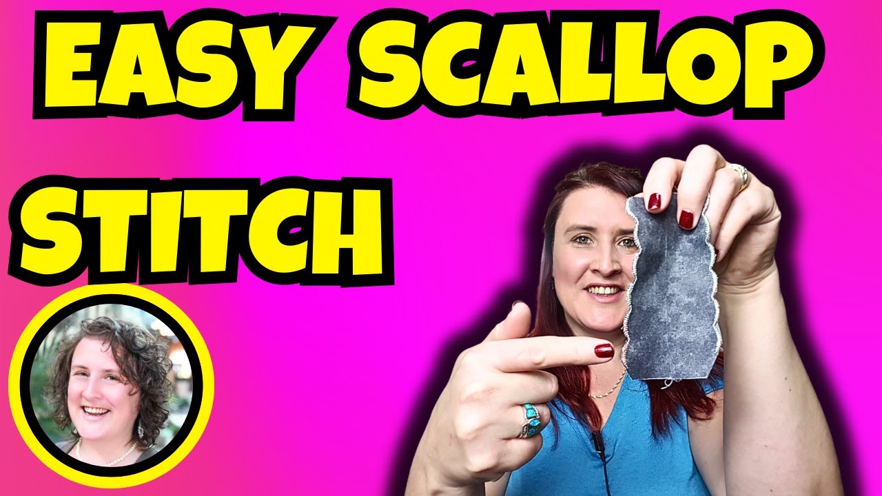 Sewing Tip How to create a Scallop Stitch using your sewing machine ...