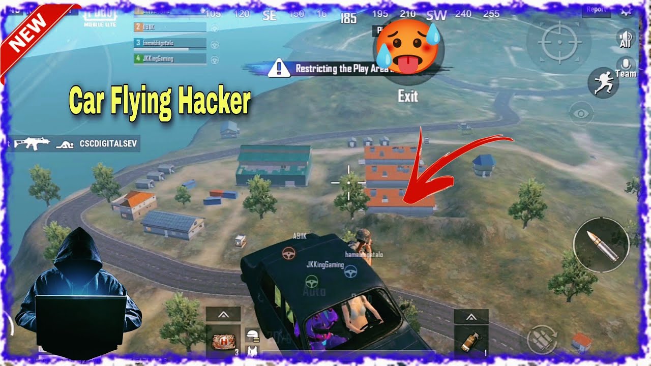 🥵Top No 1Car Flying Hacker In Pubg Lite👿 || Pubg Lite 🥵 || BGMI LITE 🥵 ...