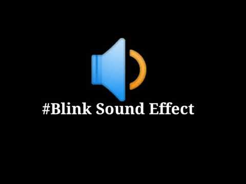 Blink - sound effect - YouTube