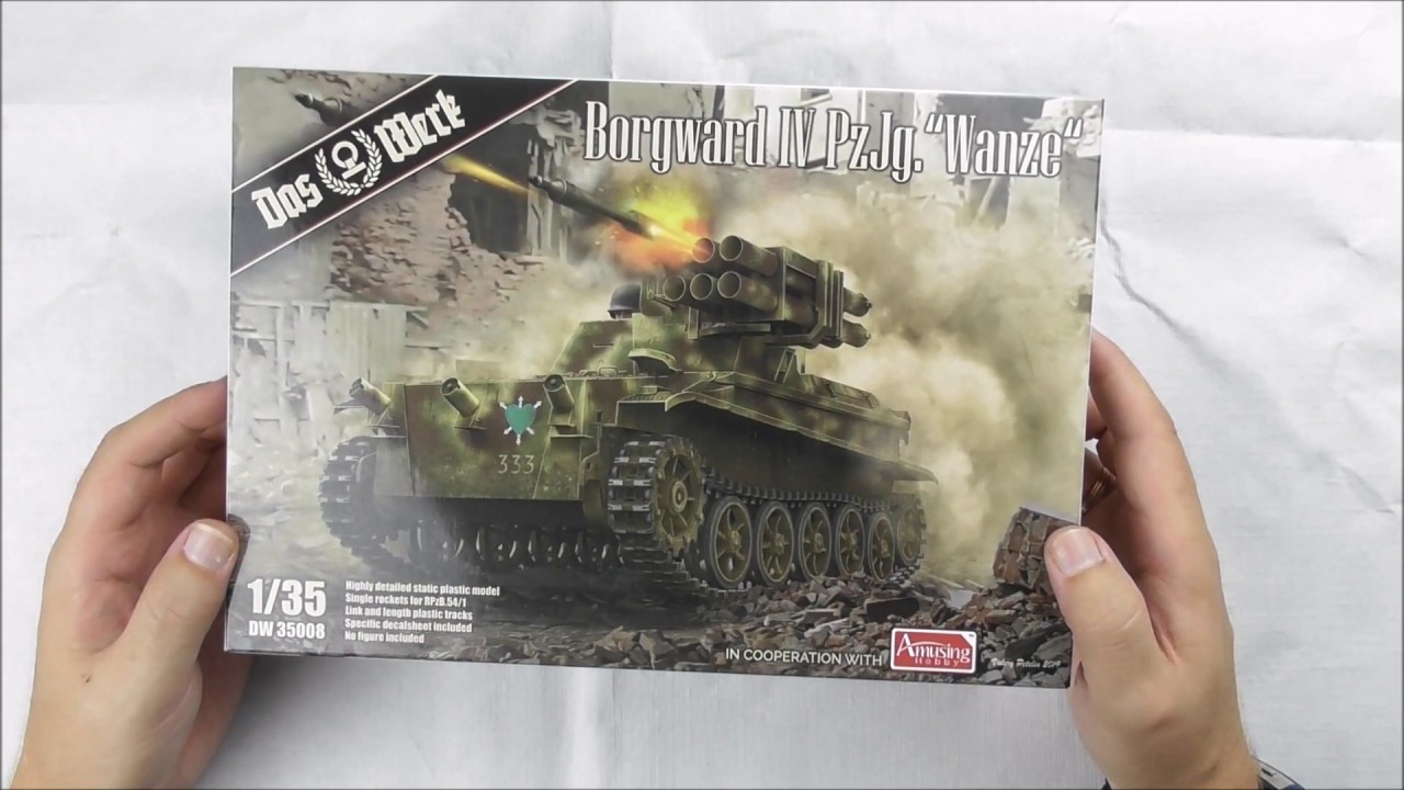 A first look in the box - Das Werk 35008 - Borgward IV Panzerjäger ...