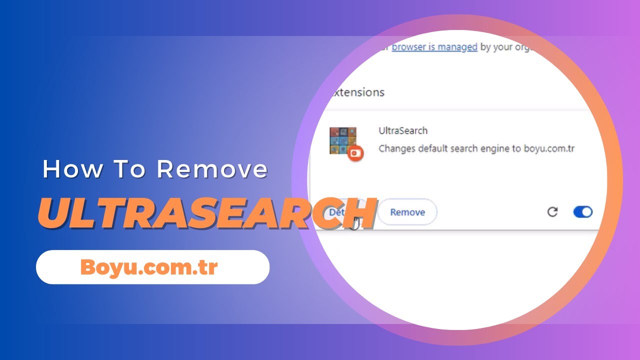 UltraSearch and Boyu.com.tr Removal Guide - YouTube