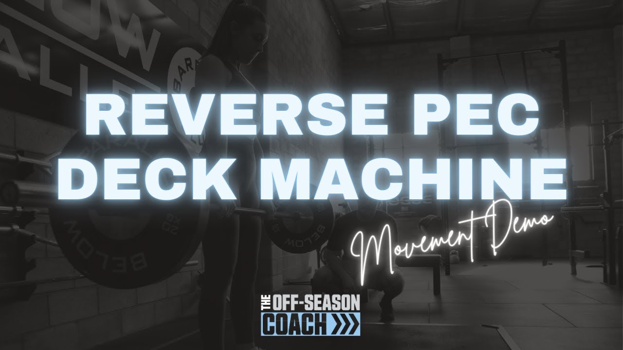 Reverse Pec Deck Machine - YouTube