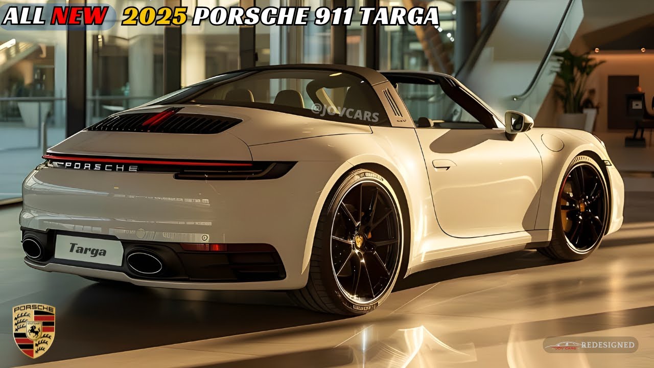 The New 2025 Porsche 911 Targa Unveiled! Very Different From the Coupe ...