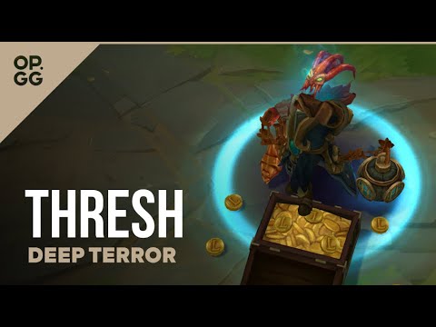 League of Legends Deep Terror Thresh OP.GG Skin Review - YouTube