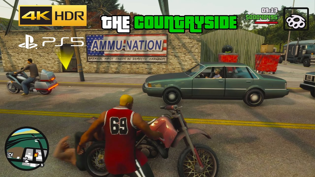 EXPLORING THE COUNTRYSIDE on GTA: San Andreas – The Definitive Edition ...