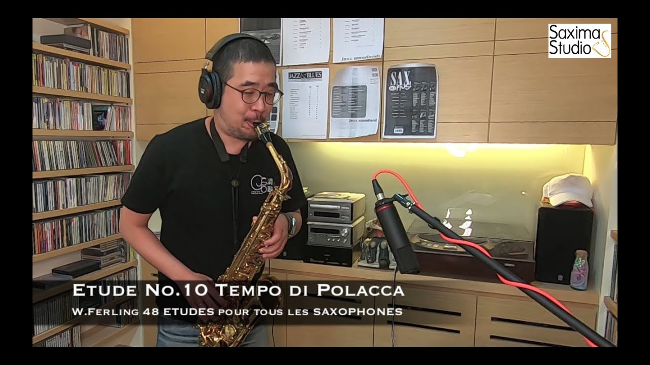Etude No.10 〉from 48 ETUDES / W.Ferling / Saxophone Classique 🎻 - YouTube