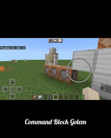 Cara Membuat Command Block Golem di Minecraft - YouTube