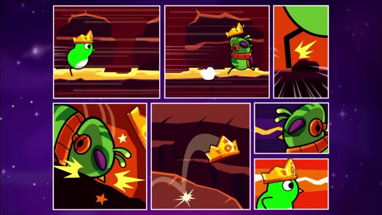 R2-d2 vs the final boss (star Wars Duck life space) - YouTube