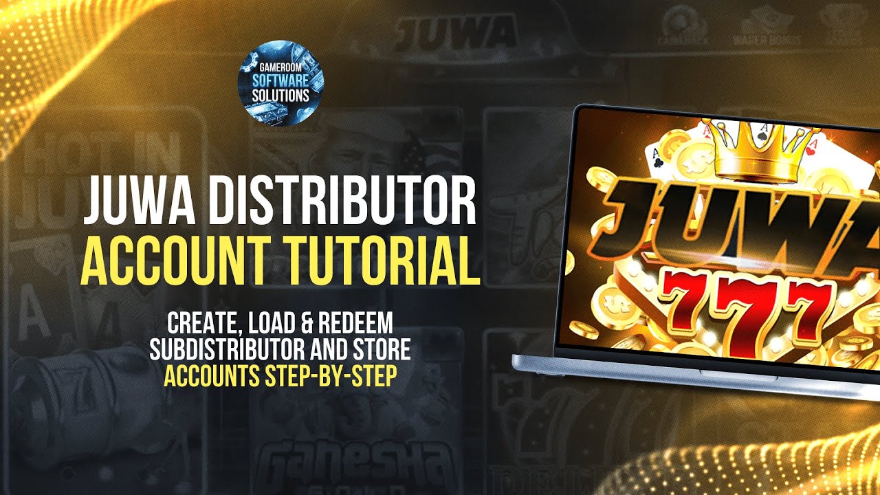 Juwa 777 Distributor Account Tutorial | Set Up Subdistributor and Store Agent Accounts - YouTube
