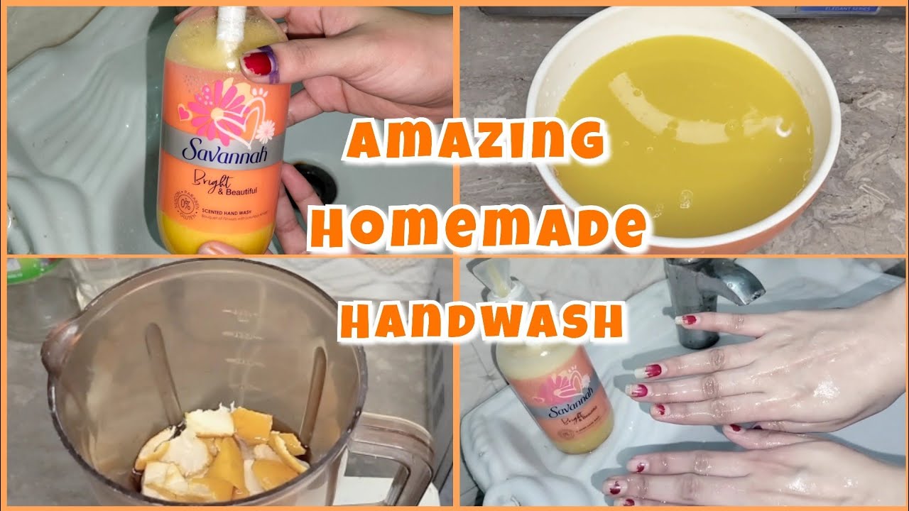 Easy and simple homemade handwash || affordable || best and easy ...