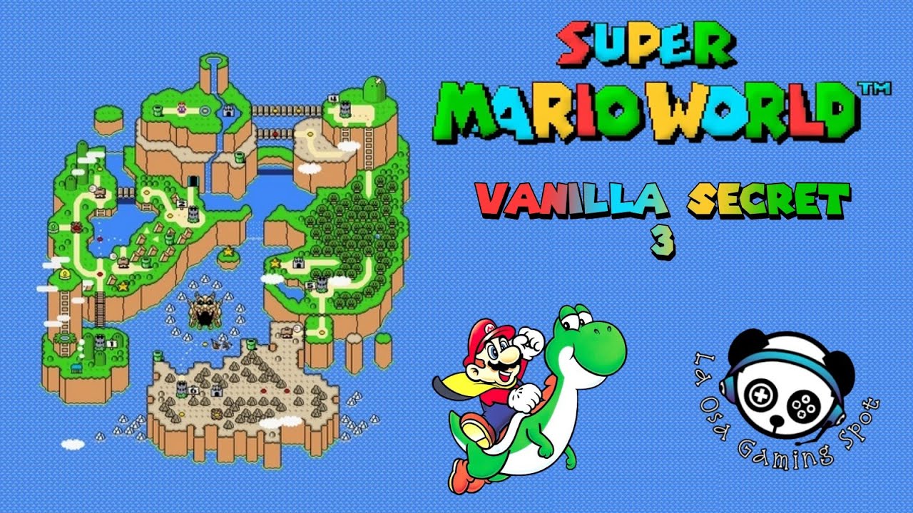 Super Mario World | SNES | Vanilla Secret 3 + bonus minigame | Video 21 - YouTube