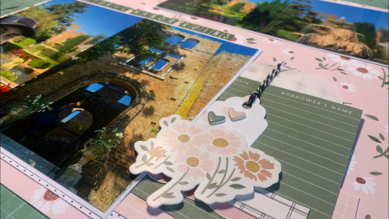Scrapbook Process Video #572 “Historic Manor Ruins” - YouTube