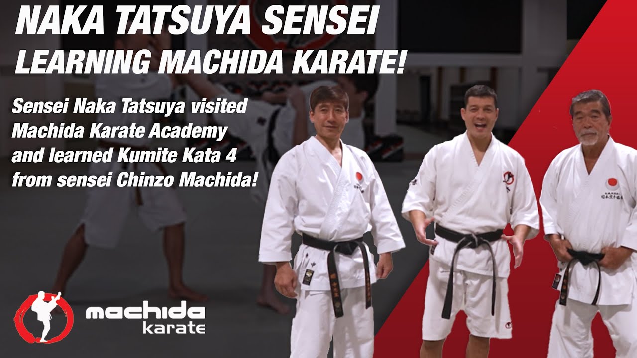 Sensei Naka Tatsuya learning Machida Karate! - YouTube