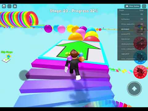 Roblox easy parkour obby - YouTube