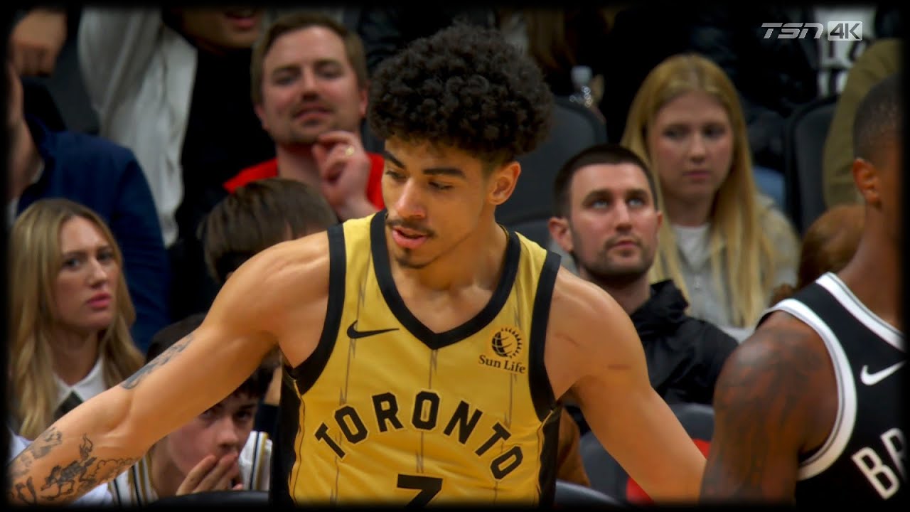 NEWEST Raptor DJ Carton makes his First NBA Basket 🔥🔥 - YouTube