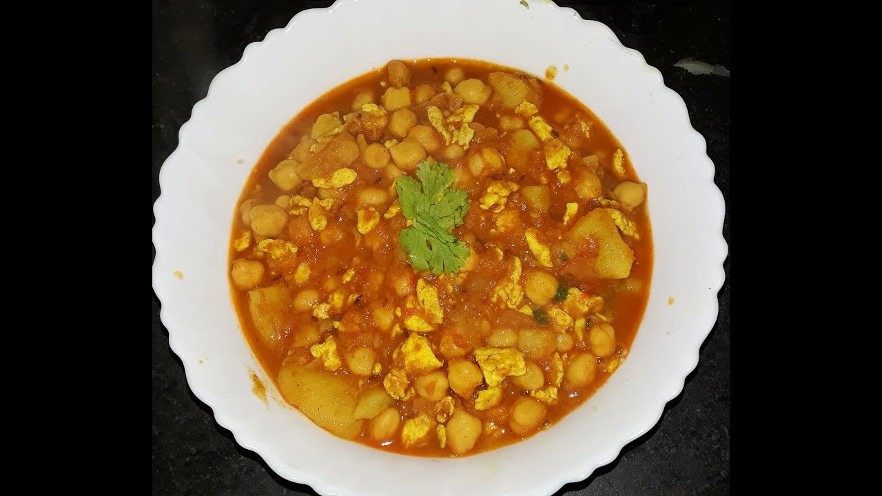 Egg chana masala - YouTube