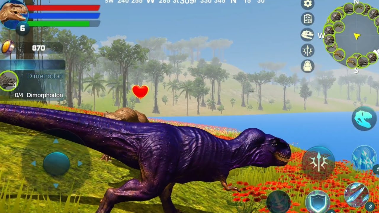Best Dino Games -Tyrannosaurus Simulator Android Gameplay - YouTube