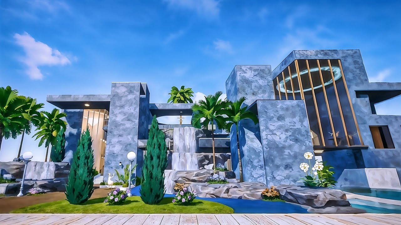 PUBG New Update: Best House Design for Level 30 With Pool 🔥😍 - YouTube