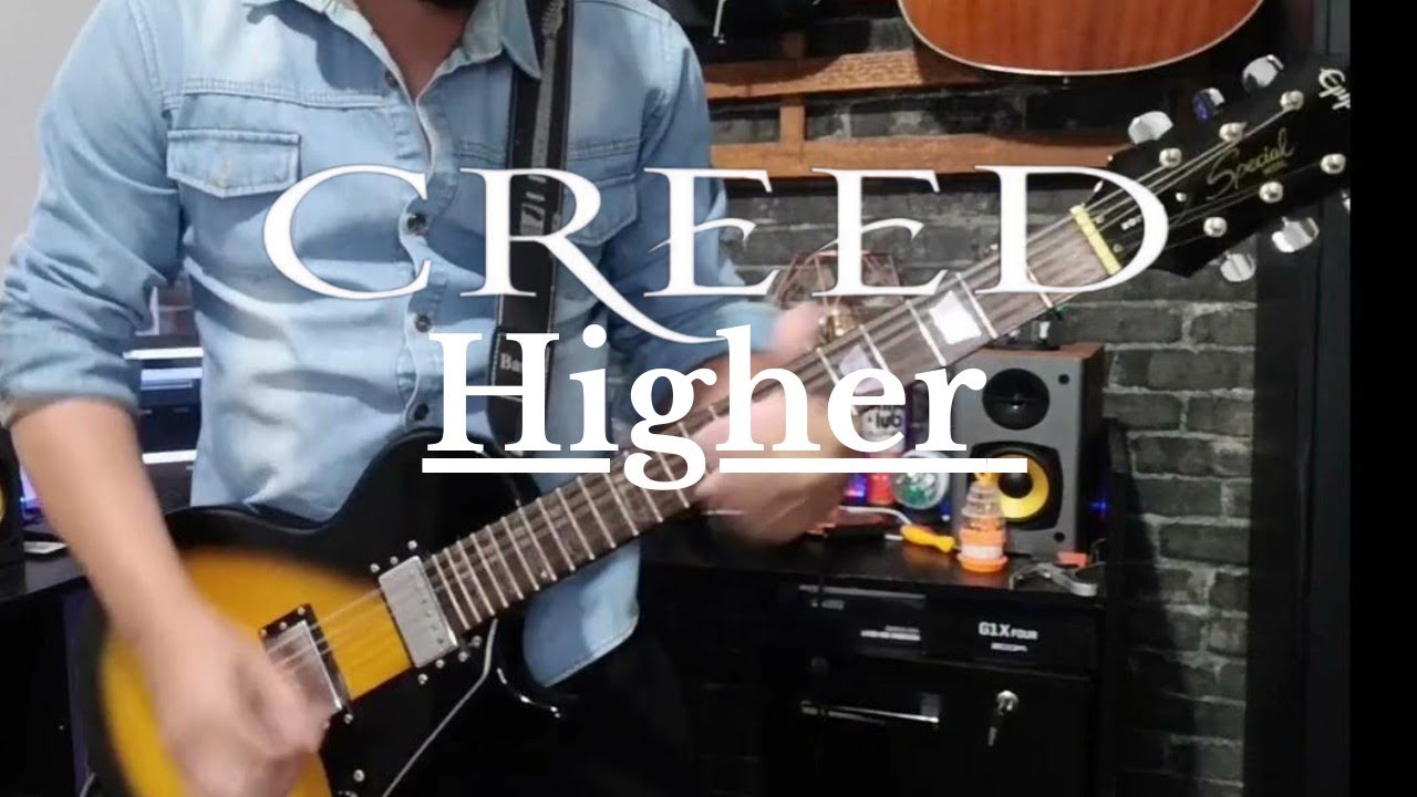CREED - Higher guitar cover ( zoom g1 x four ) - YouTube