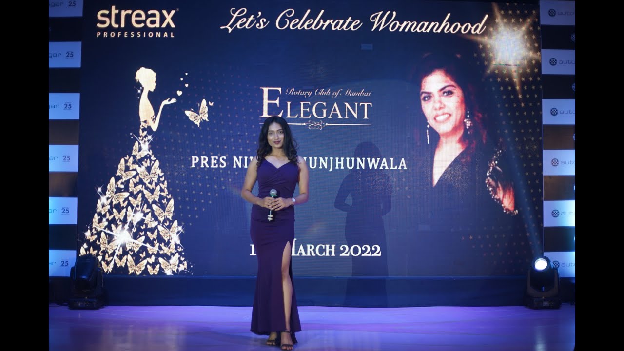 Anchor Shraddha Shinde at EWAA | Shabana Azmi | Manasi Scott | Suchitra ...