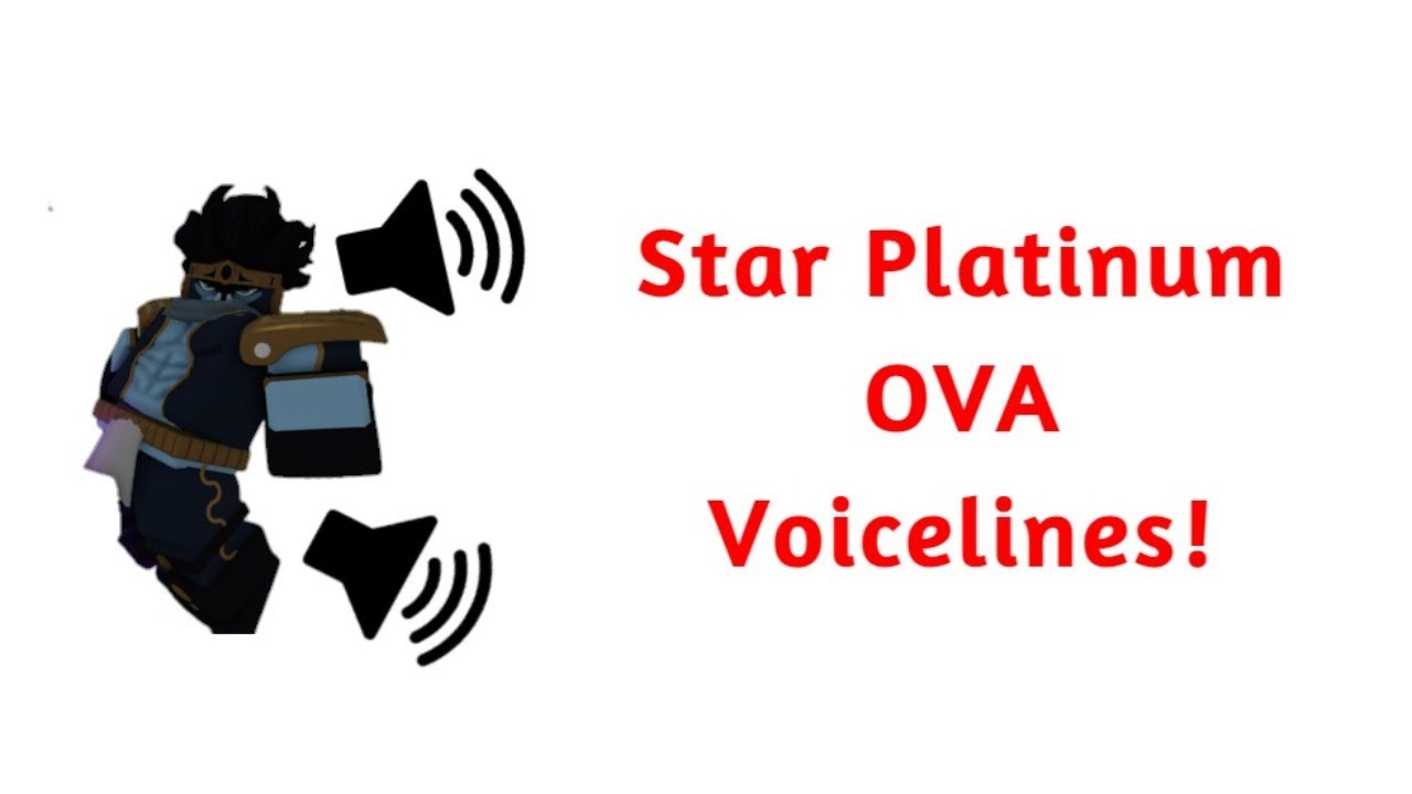 [YBA] SP OVA Voicelines - YouTube