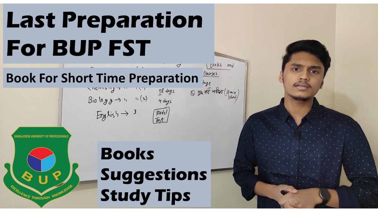 BUP FST Last Preparation|| Footage FST Book|| Book for BUP Admission 20-21| 2ND Timer (Part 2 ...