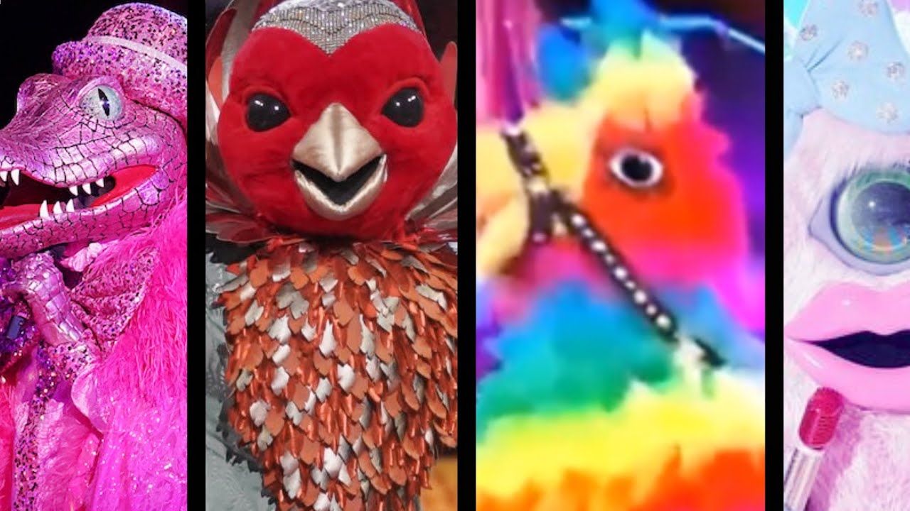 art of 4 masked singers//masked singer - YouTube