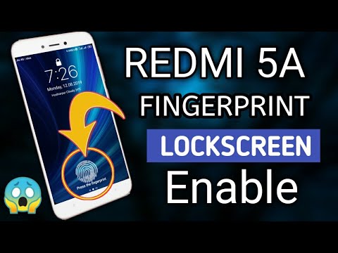 Redmi 5a fingerprint lock || Redmi 5a finger print lock kaise lagaye ...