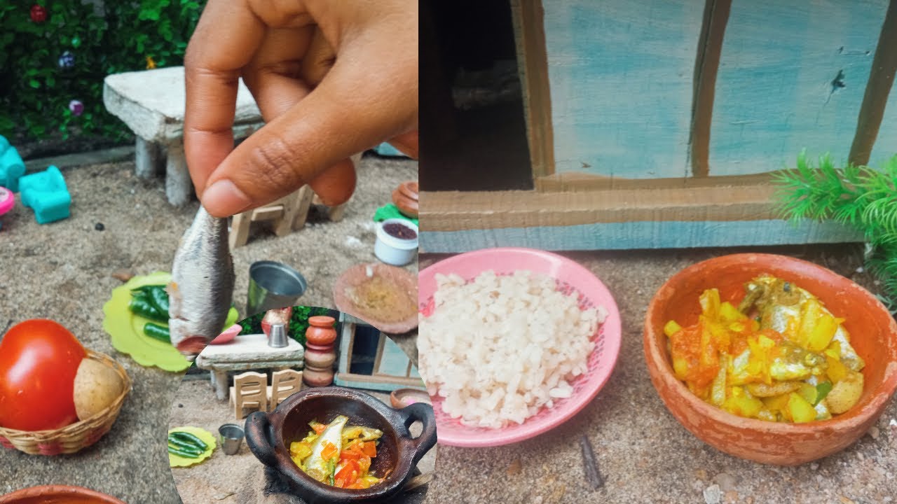 Tomato Puthi Fish caccari,puthi macha recipe ,Village mini Food - YouTube