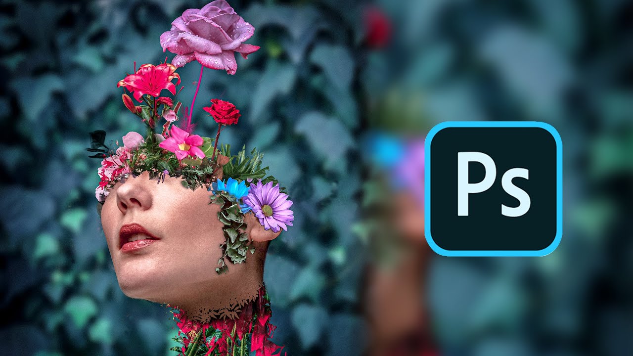 Photoshop Tutorial Manipulation Photo Effects Flower Face Effects photoshop-tutorial-manipulation-photo-effects-flower-face-effects