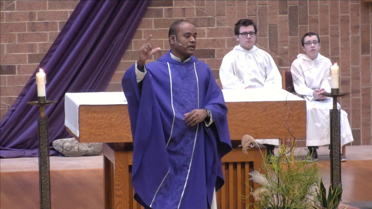 Fr. Sengole Dass Homily Preaching 5th Sunday of Lent 2019 St. Elizabeth ...
