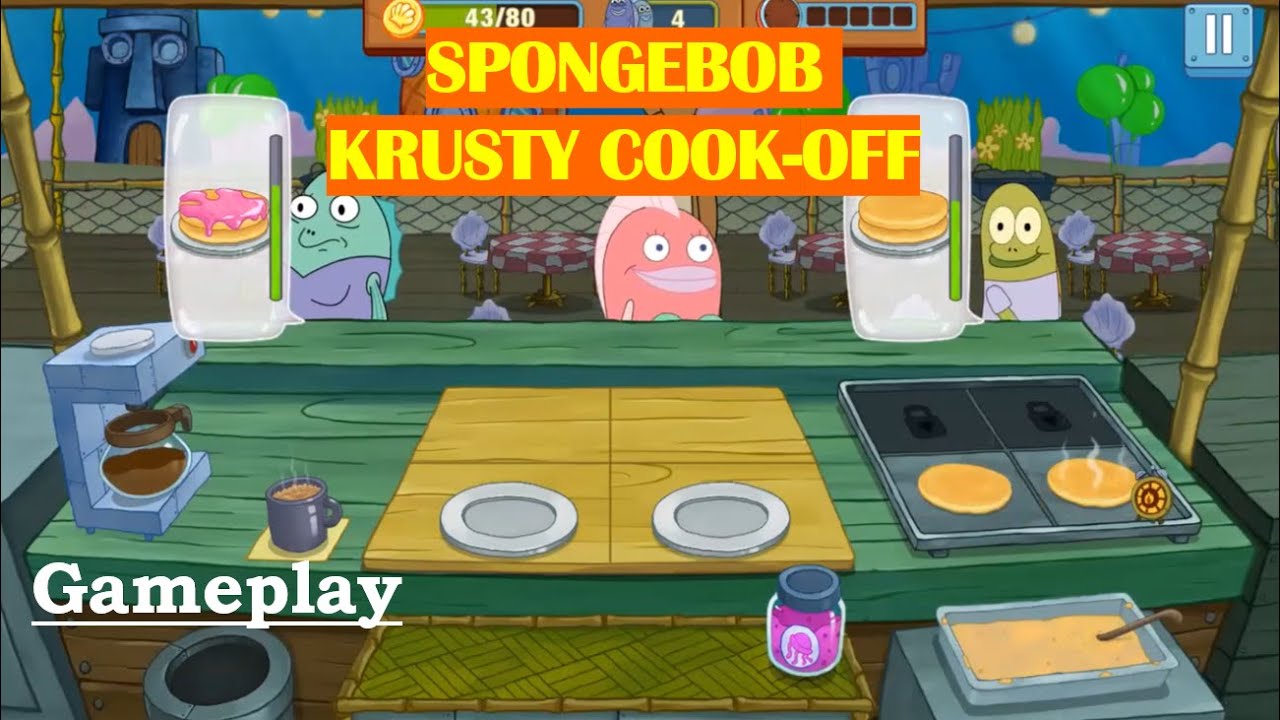 SpongeBob Krusty Cook-Off 🧽- Gameplay Walkthrough 🎮 - YouTube