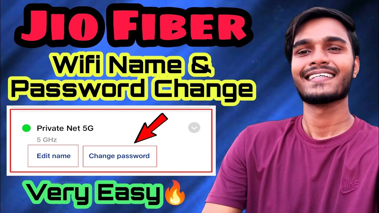 Jio fiber me password change kaise kare | Change Jio Fiber Wifi name ...