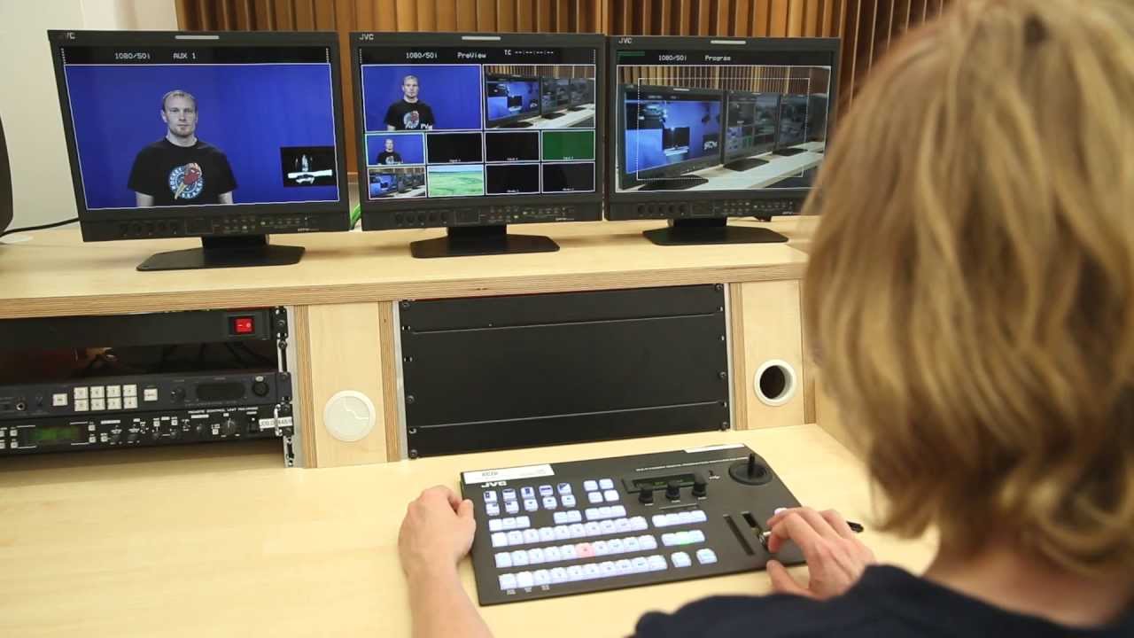 TV-Studio Tutorial 3 - Videomischer JVC KM-H3000 - YouTube
