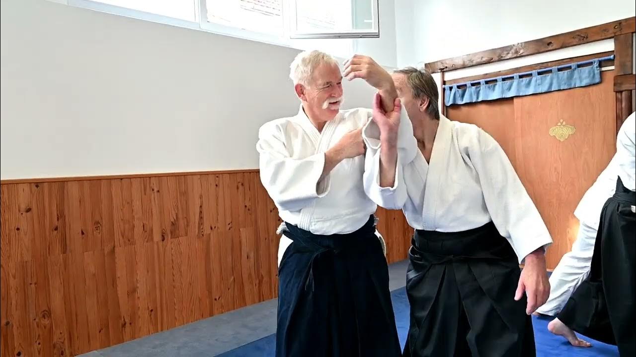 Aïkido : Jean Marc Chamot 7ème dan au Dojo VDB (decembre 2021 1ère partie) - YouTube