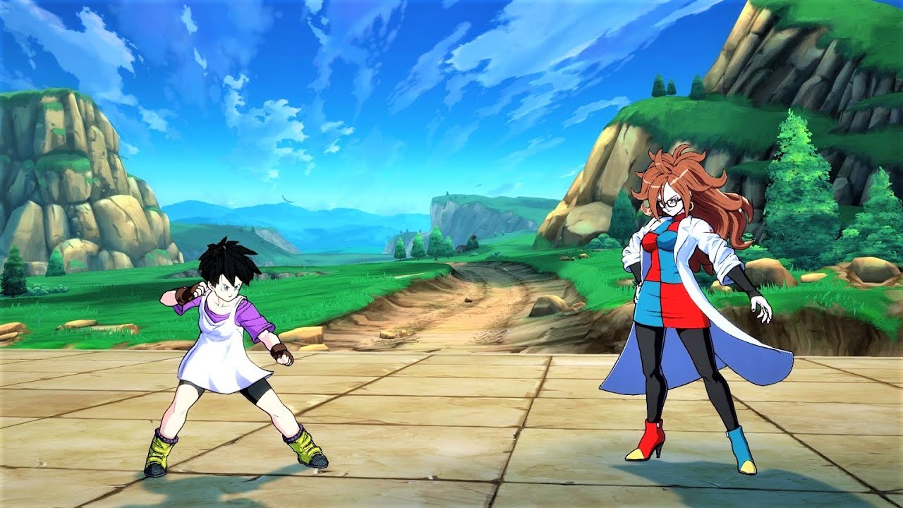 Videl & Adult Gohan vs Lab Android 21 & Frieza (Hardest AI) - Dragon ...