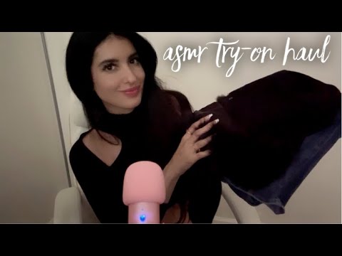 ASMR try-on haul - clothes and boots 👢✨💕(whispered)