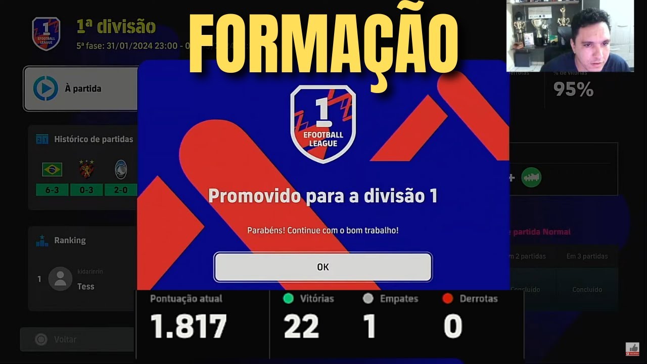 A TATICA QUE ME LEVOU A PRIMEIRA DIVISÃO COM 22 VITORIAS E 0 DERROTAS ...