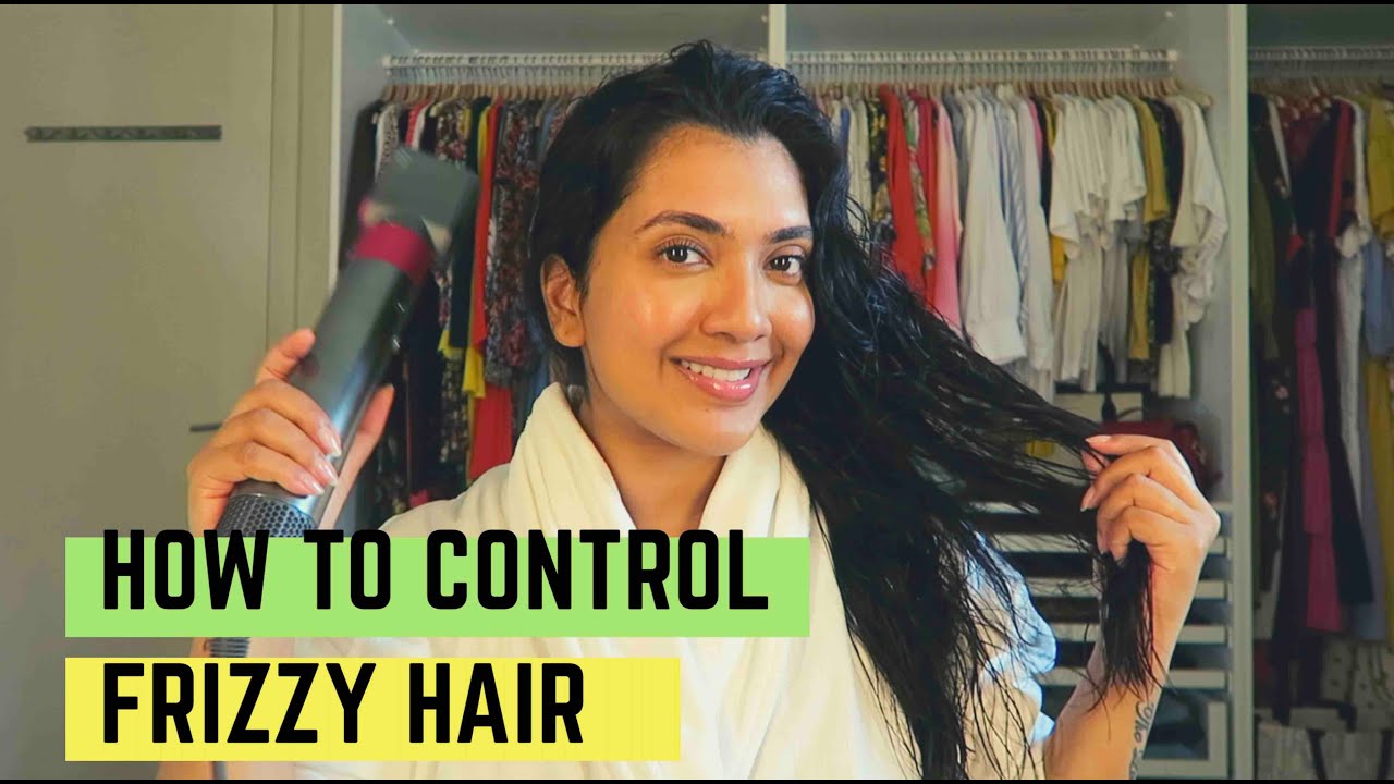 How to control Frizzy Hair | Vithya Hair and Makeup - YouTube