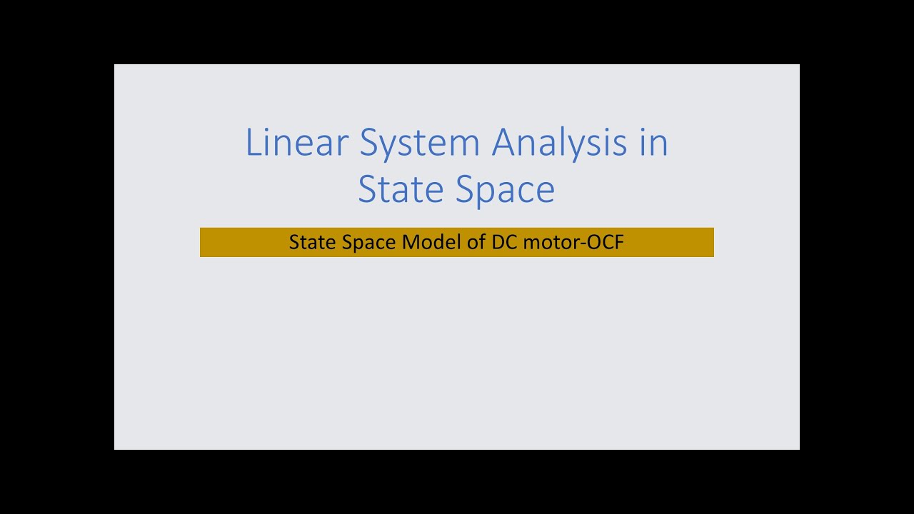 Example1:Observable Canonical Form - YouTube