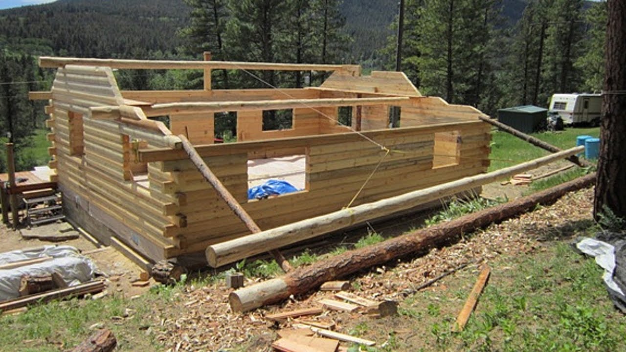 How To Build Log Family House - YouTube