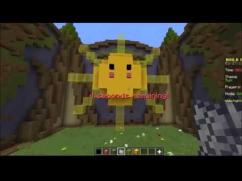 MINECRAFT BUILD BATTLE I CUTE SUN BUILD - YouTube