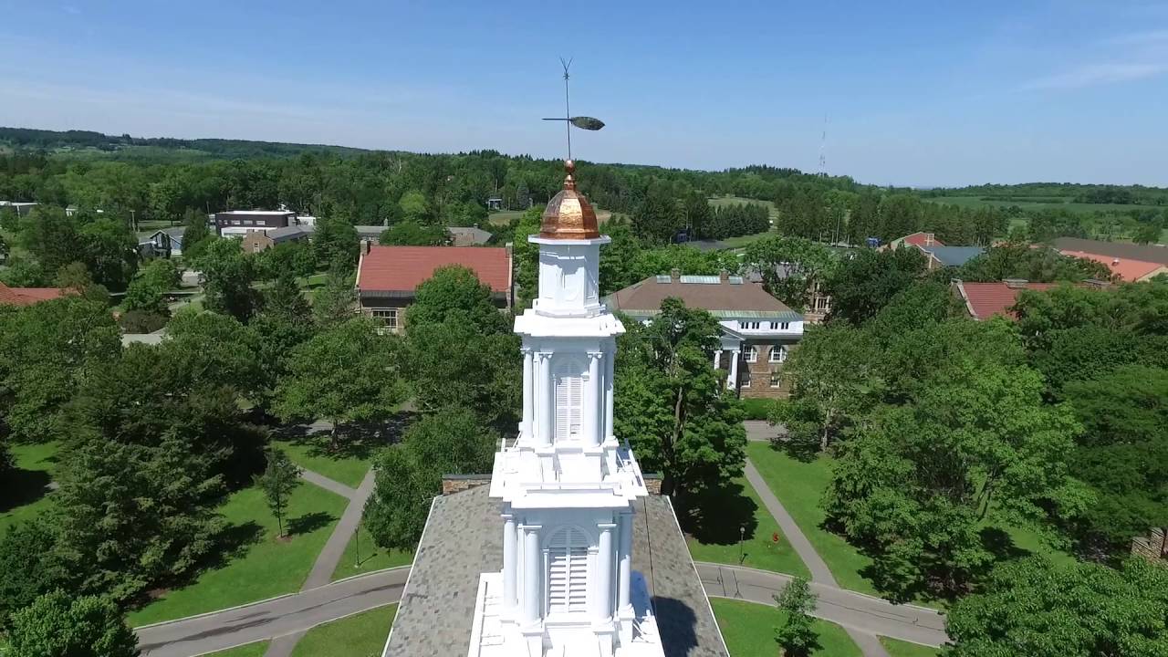 Aerial View of Hamilton College - YouTube