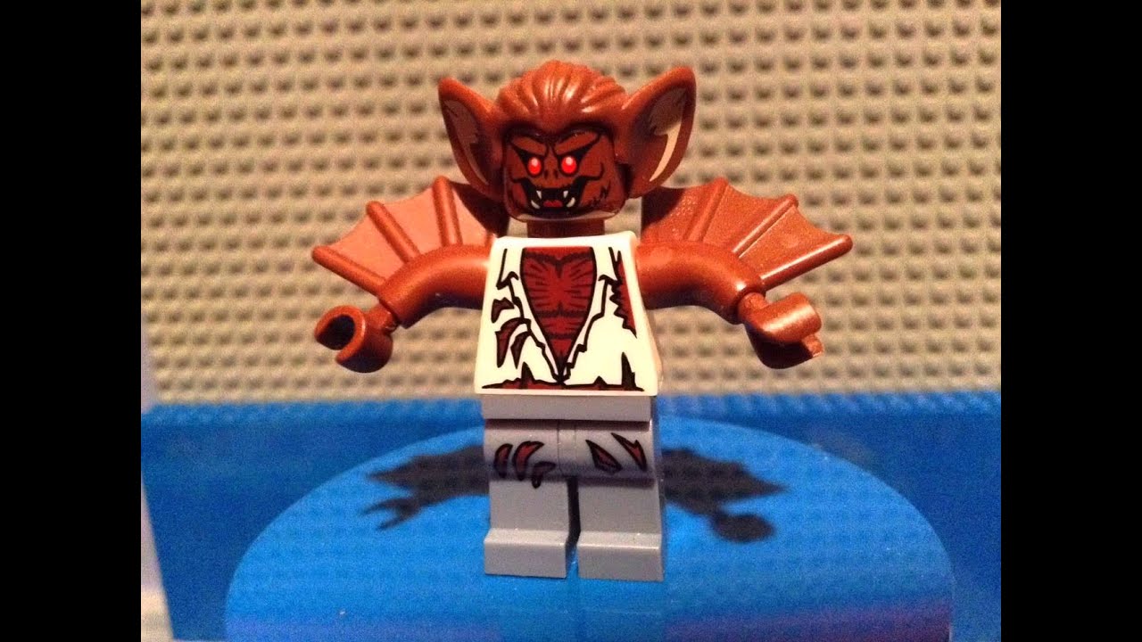 LEGO Man Bat Custom Batman Minifigure (PREVIEW) - YouTube