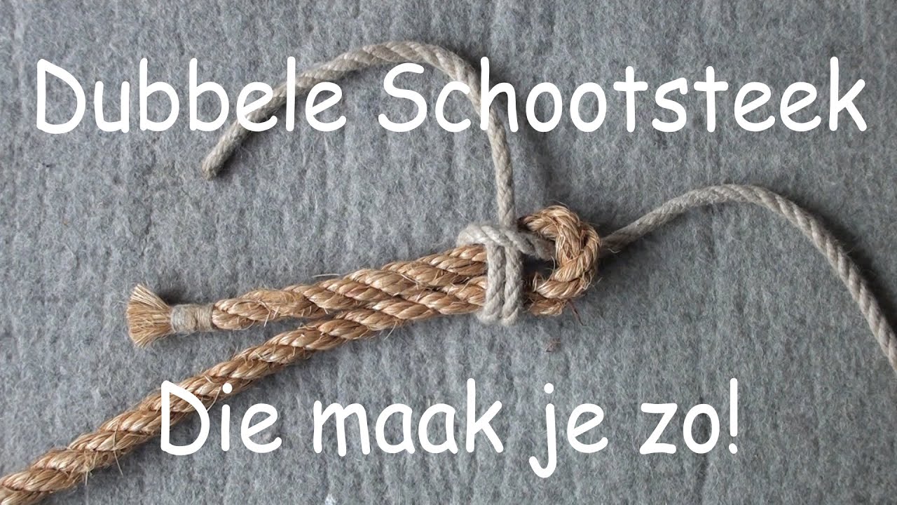 Dubbele Schootsteek - Die maak je zo! - YouTube